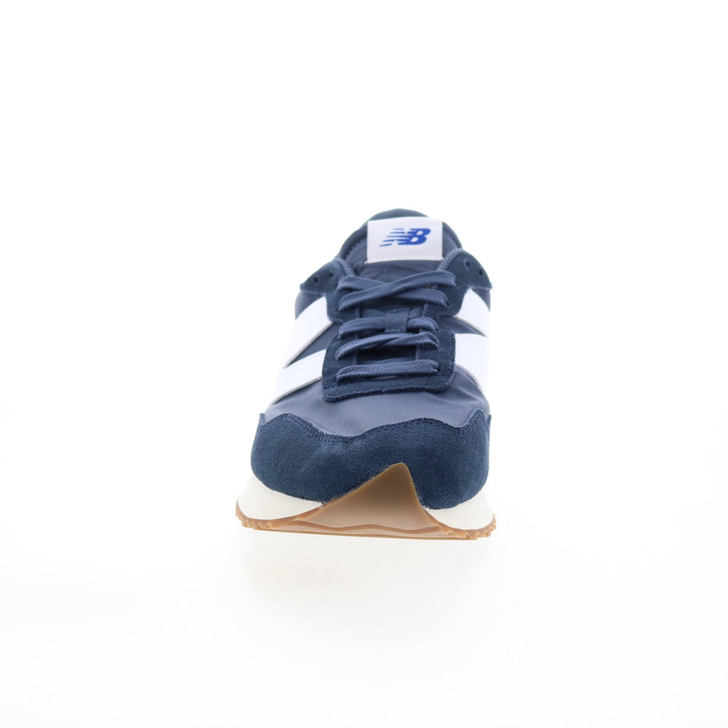 New Balance 237 MS237GB Mens Blue Suede Lace Up Lifestyle Sneakers Sho ...
