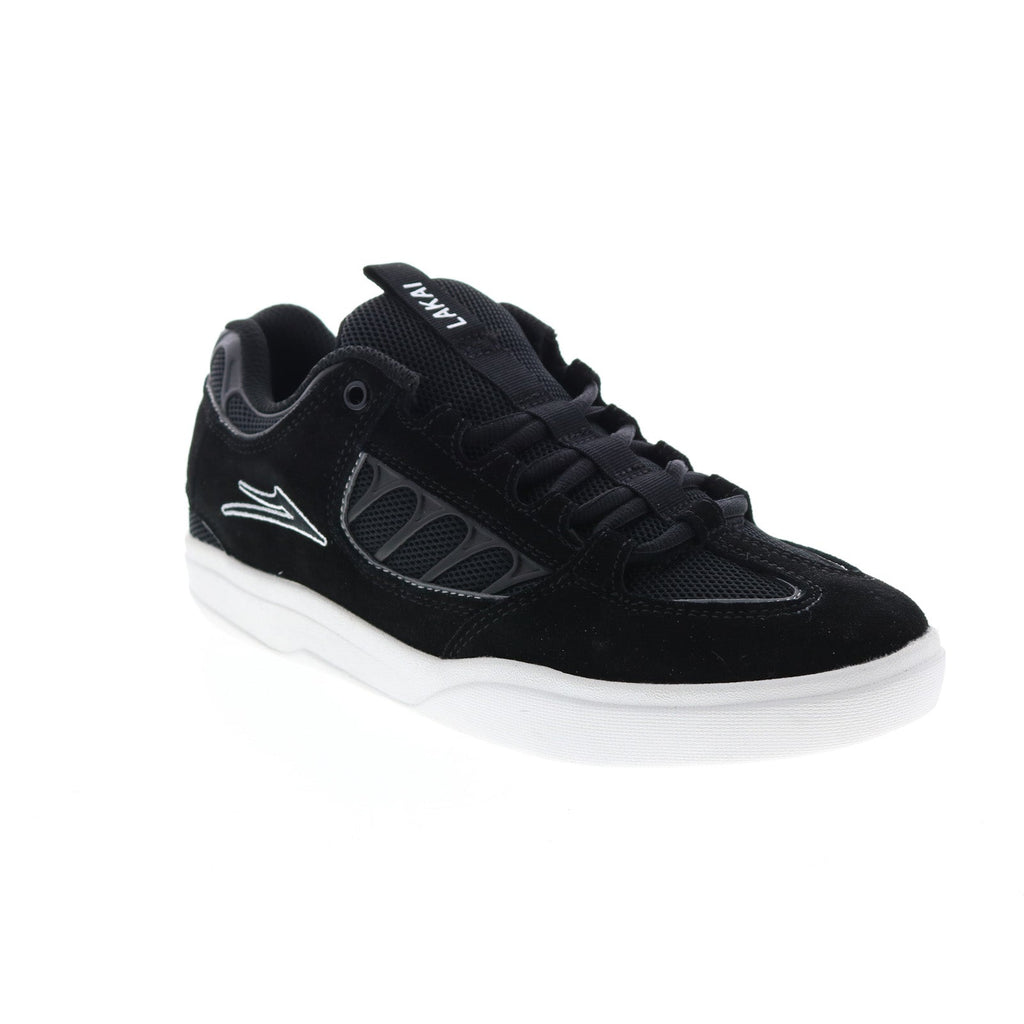 Lakai Carroll MS3200117B00 Mens Black Suede Skate Inspired Sneakers Sh ...