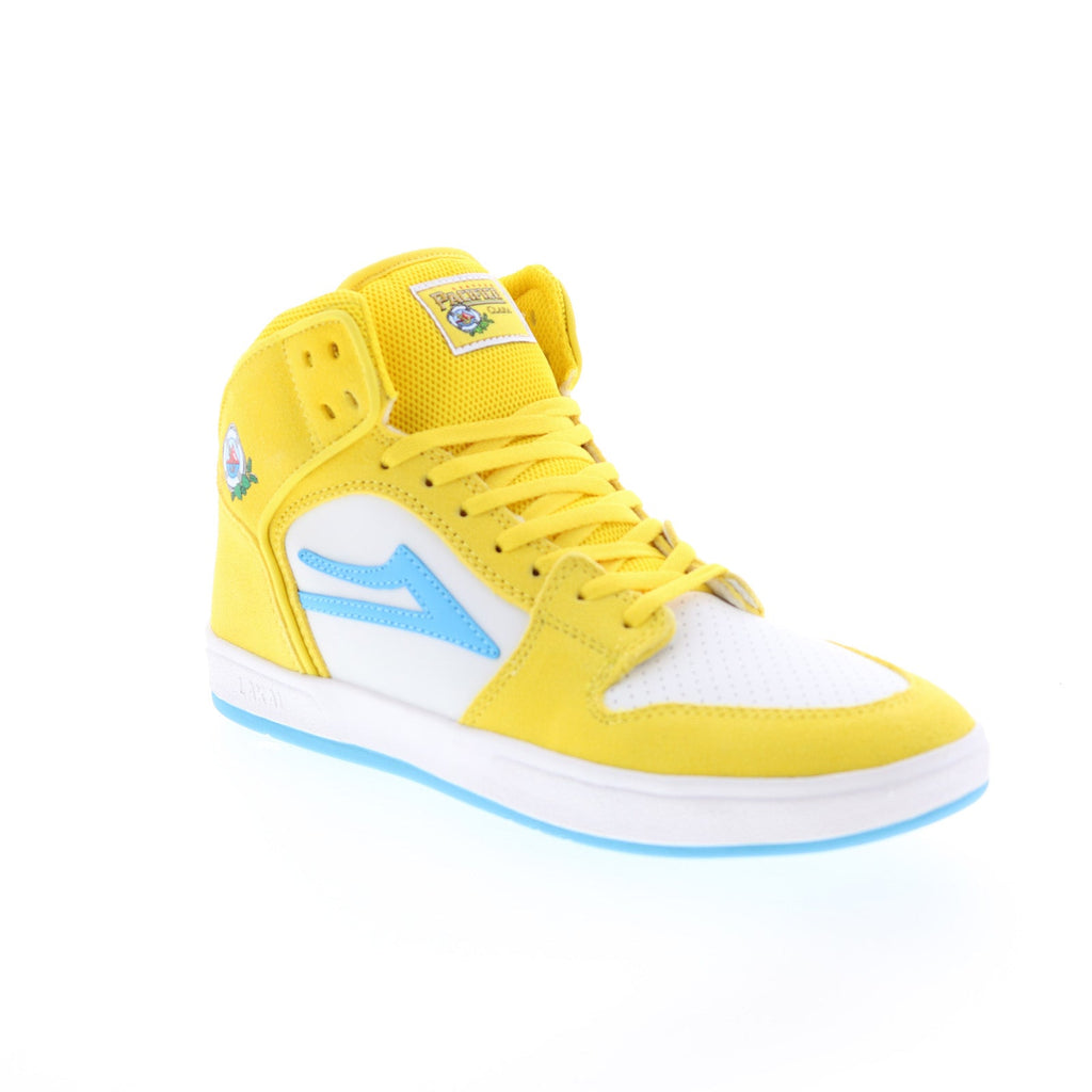 Lakai Telford SMU Pacifico Clara Mens Yellow Skate Inspired Sneakers S ...