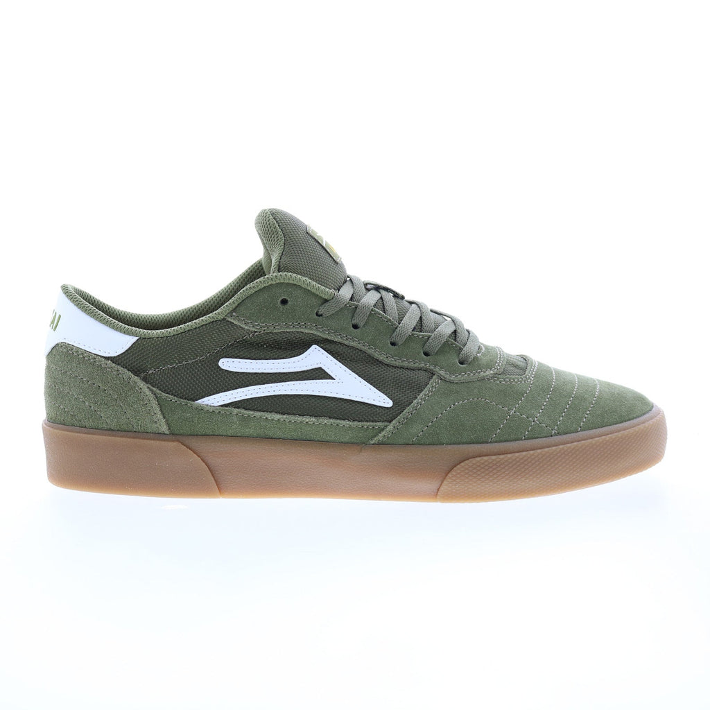 Lakai Cambridge MS3220252A00 Mens Green Suede Skate Inspired Sneakers ...