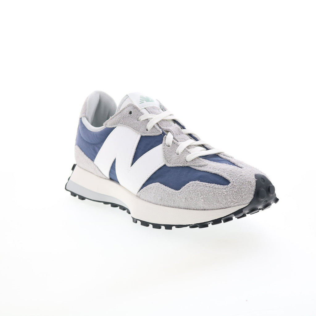 New Balance 327 MS327CZ Mens Gray Suede Lace Up Lifestyle Sneakers Sho ...