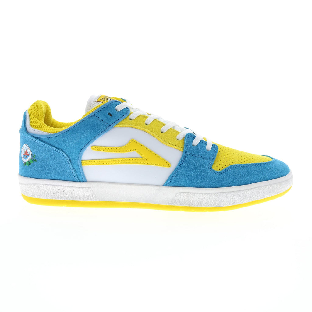 Lakai Telford Low SMU Pacifico Clara Mens Yellow Skate Inspired Sneake ...