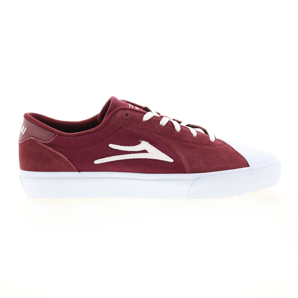 Lakai Flaco II MS4220112A00 Mens Burgundy Skate Inspired Sneakers Shoe ...
