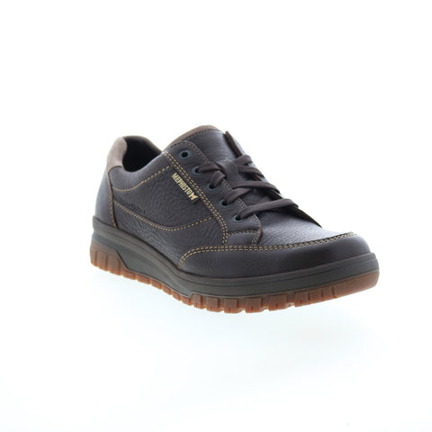 Mephisto Paco Mens Brown Leather Lace Up Lifestyle Sneakers Shoes ...