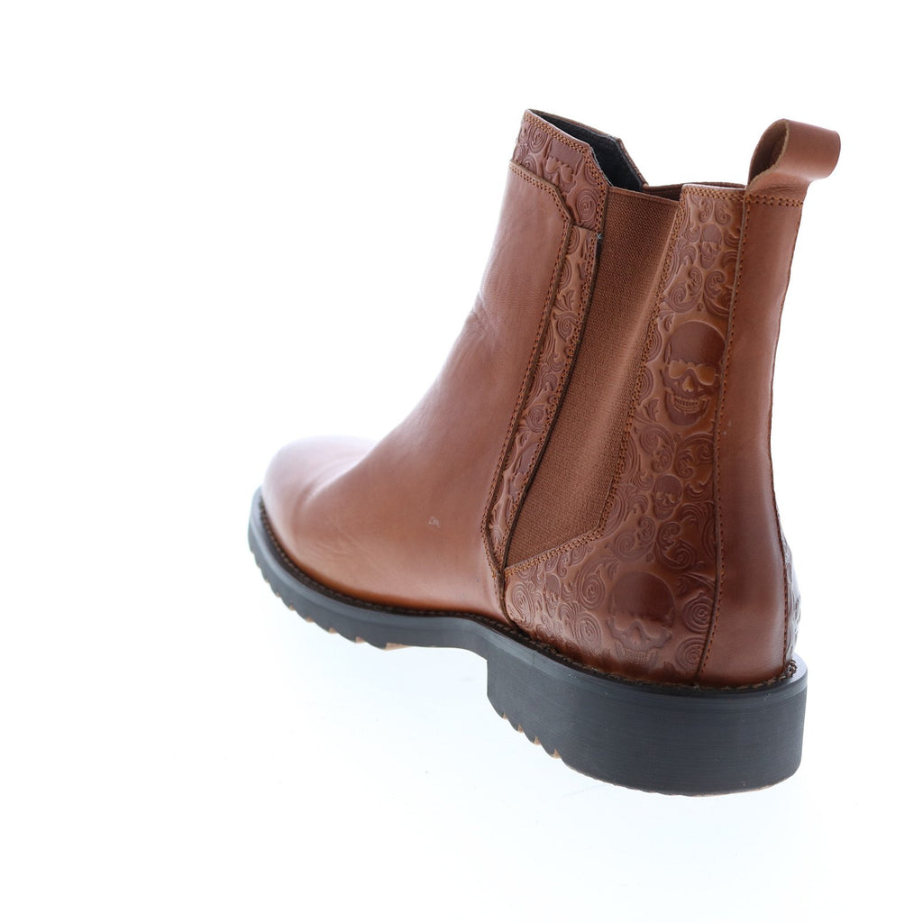 Robert Graham RBG1 Mens Brown Leather Slip On Chelsea Boots - Ruze Shoes