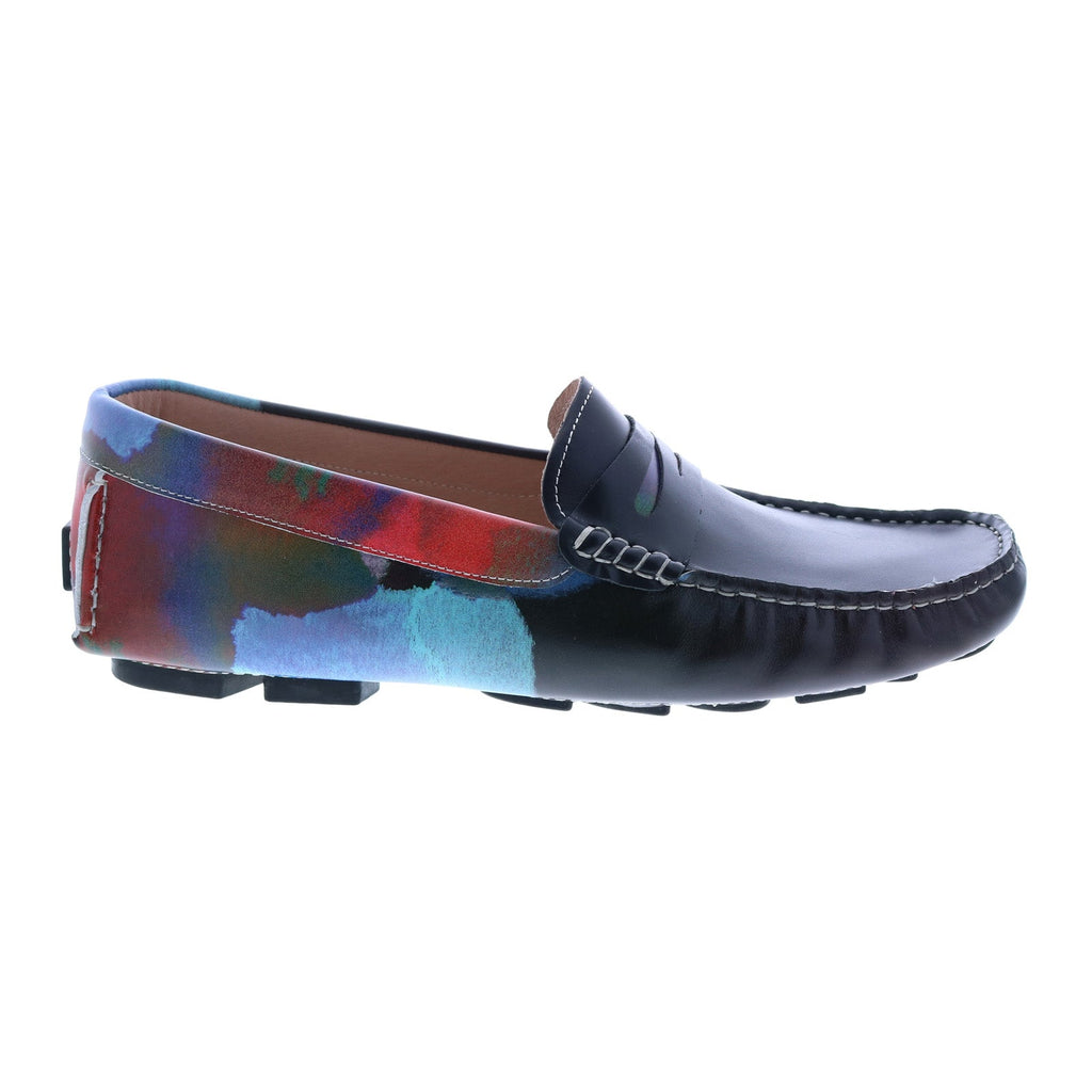 Robert Graham Sonny RG5486S Mens Black Loafers & Slip Ons Moccasin Sho ...