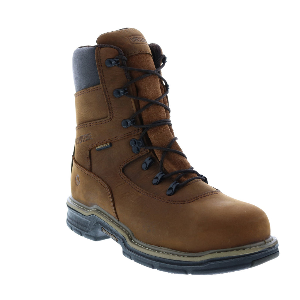 Wolverine Marauder 8 Inch Contour Welt Steel Mens Brown Work & Safety ...