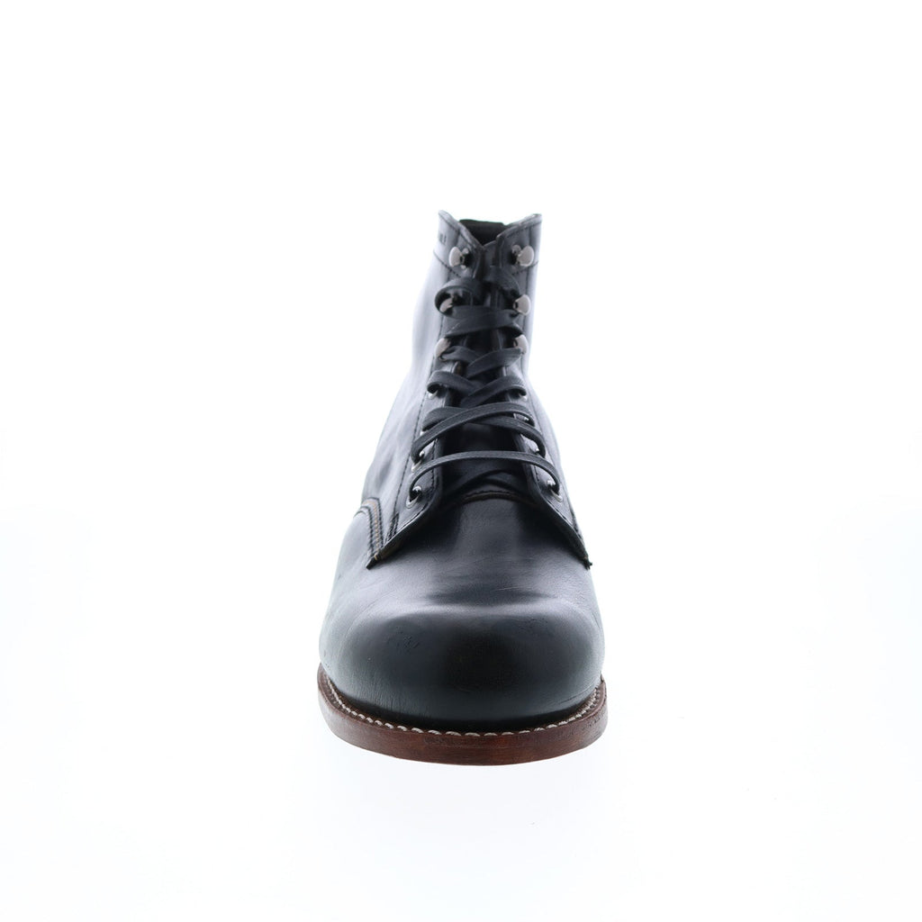 Wolverine 1000 Mile Plain Toe Boot W05300 Mens Black Casual Dress Boot ...