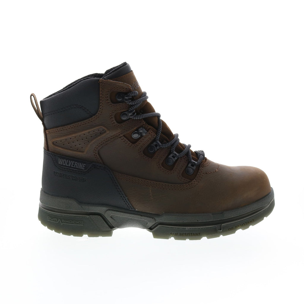 Wolverine I-90 Durashocks Carbonmax 6" Boot Mens Brown Work & Safety B ...