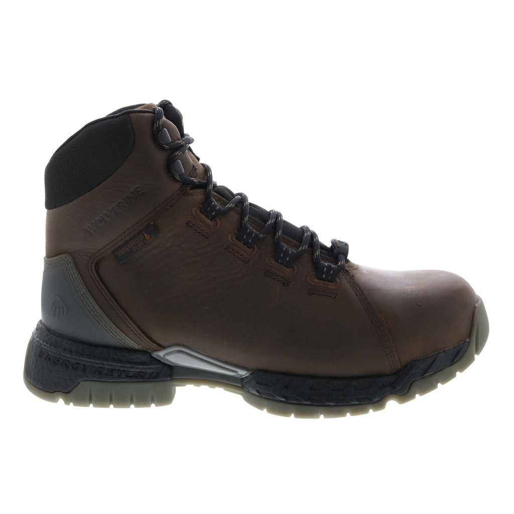 Wolverine I-90 Rush Ultraspirng Epx CarbonMax 6" Mens Brown Wide Work ...