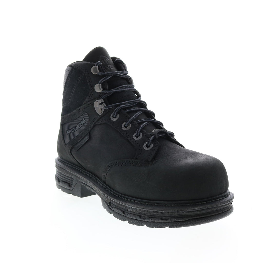 Wolverine Hellcat Ultraspring Waterproof CarbonMax 6'' Mens Black Work ...