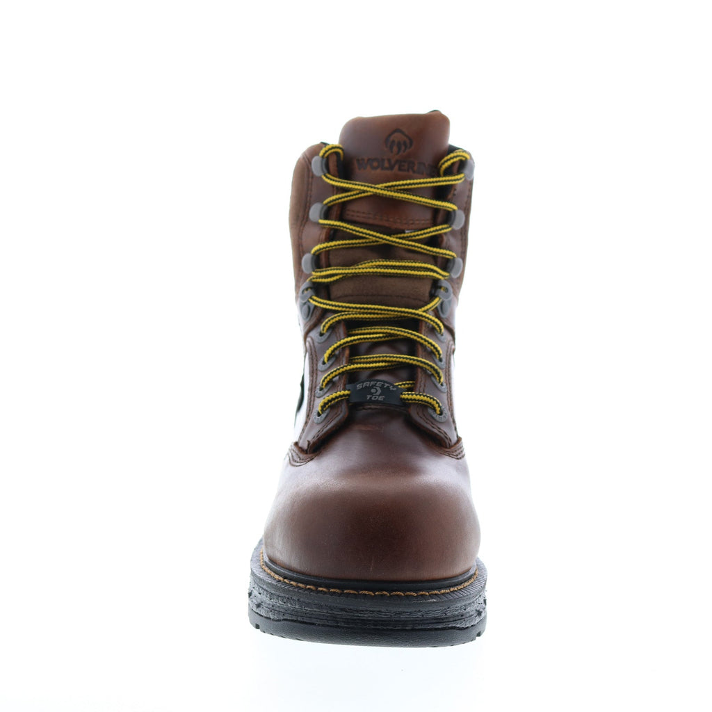 Wolverine Hellcat Ultraspring Waterproof CarbonMax 8" Mens Brown Wide ...