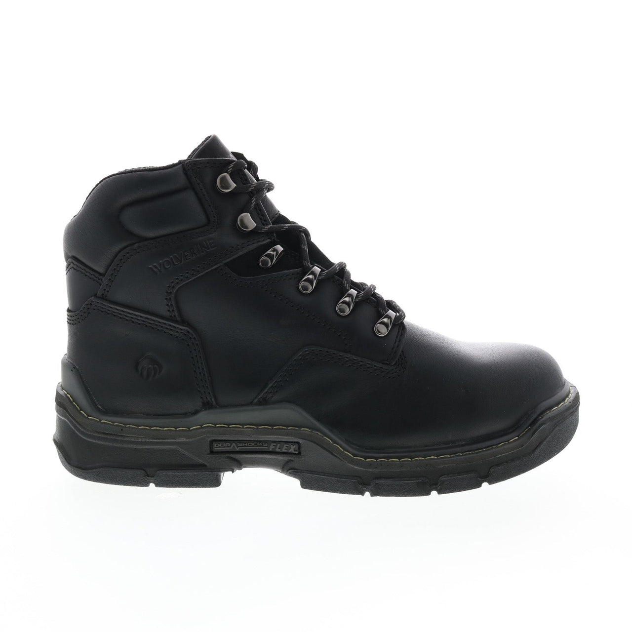 Wolverine Raider Durashocks 6" W210058 Mens Black Leather Work & Safet ...