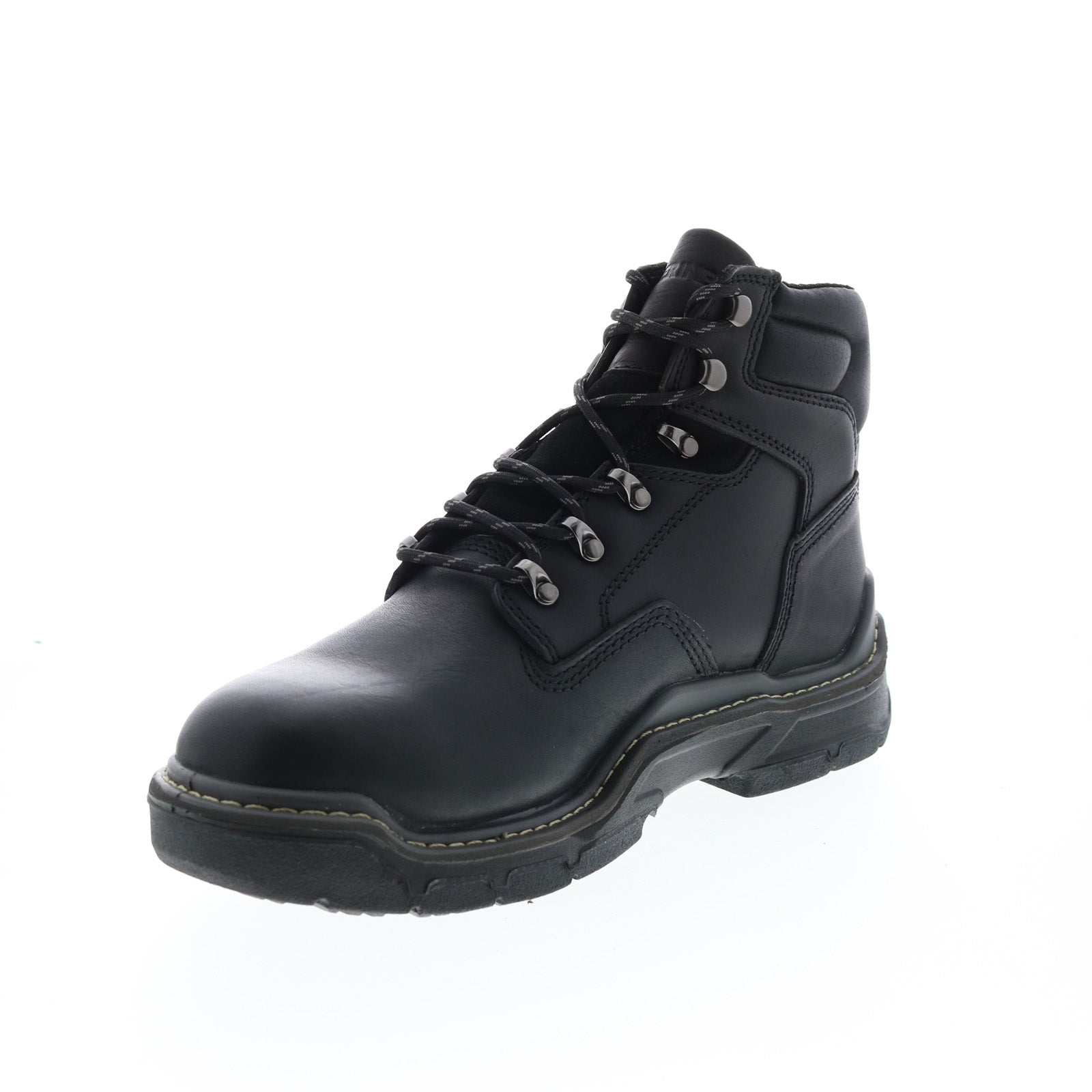 Wolverine Raider Durashocks 6" W210058 Mens Black Leather Work Boots ...