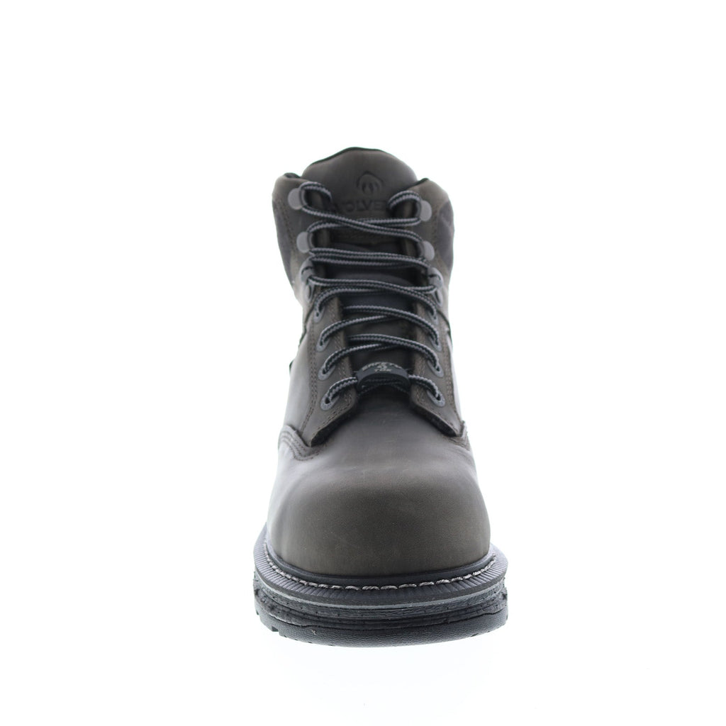 Wolverine Hellcat 6" W211093 Mens Gray Leather Lace Up Work Boots ...