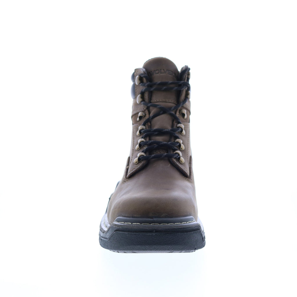 Wolverine Raider Durashocks CarbonMax 6'' Mens Brown Wide Work Boots ...