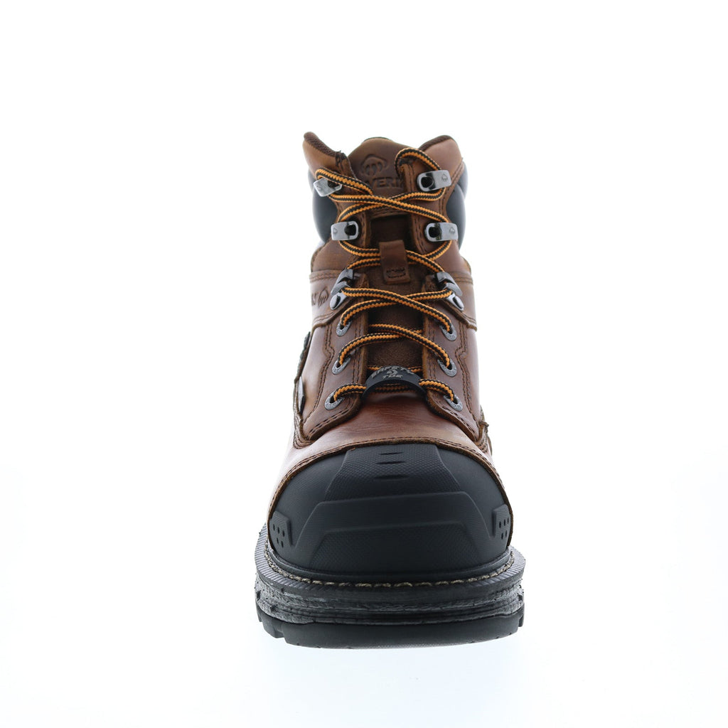 Wolverine Hellcat Heavy Duty Ultraspring CarbonMax 6" Mens Brown Work ...
