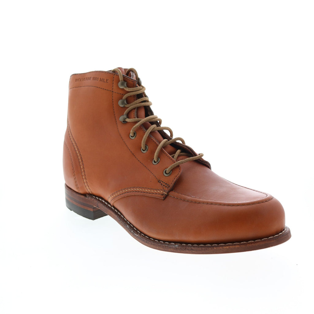 Wolverine 1000 Mile 1940 W40503 Mens Brown Leather Lace Up Casual Dres ...