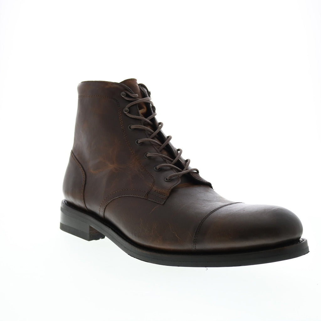 Wolverine BLVD Cap-Toe W990091 Mens Brown Leather Lace Up Casual Dress ...