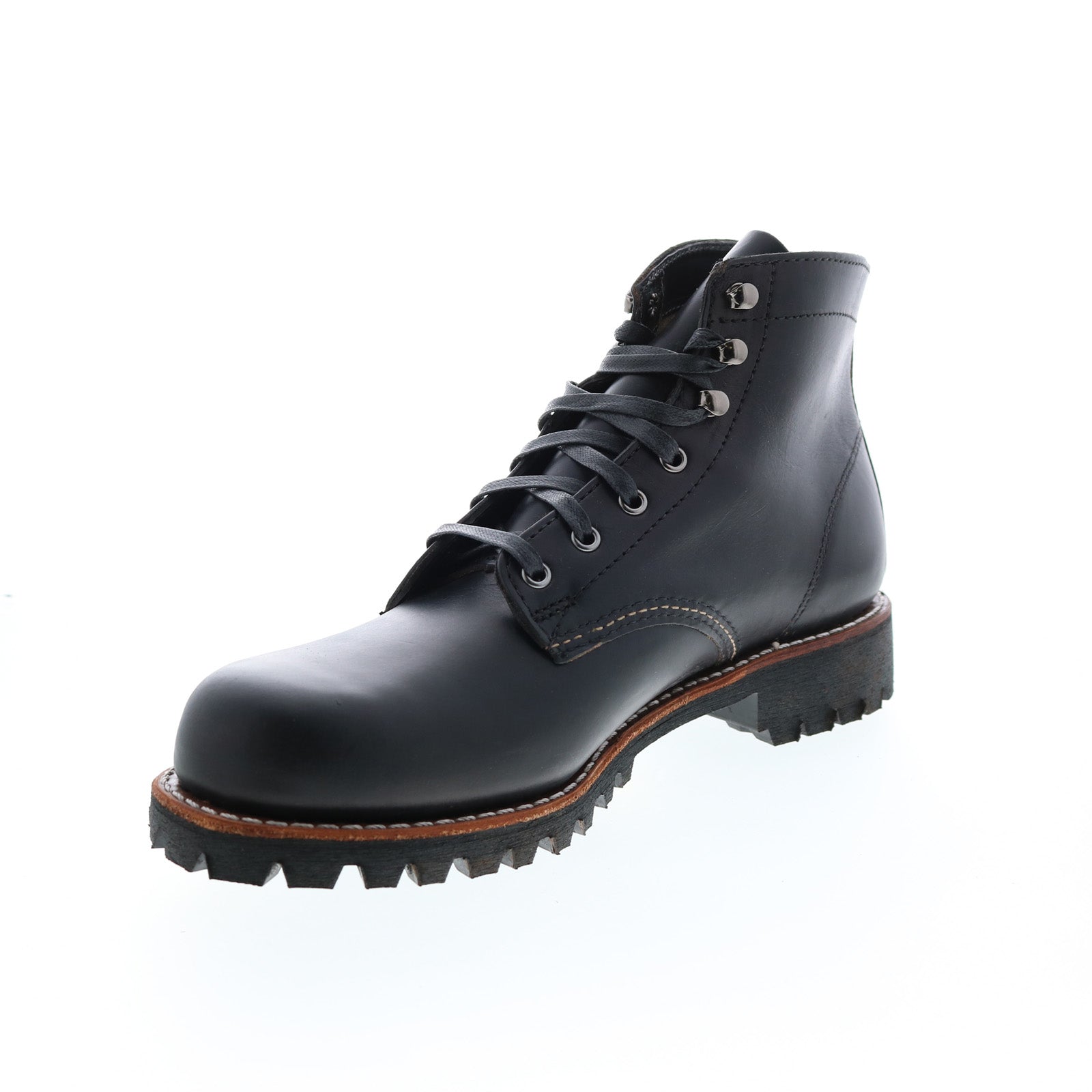 Wolverine 1000 Mile Plain Toe Rugged Boot Mens Black Casual Dress Boot ...