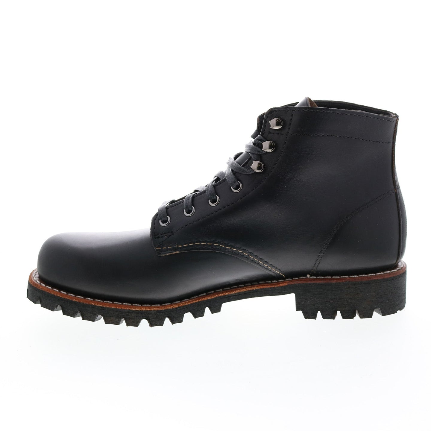 Wolverine 1000 Mile Plain Toe Rugged Boot Mens Black Casual Dress Boot ...