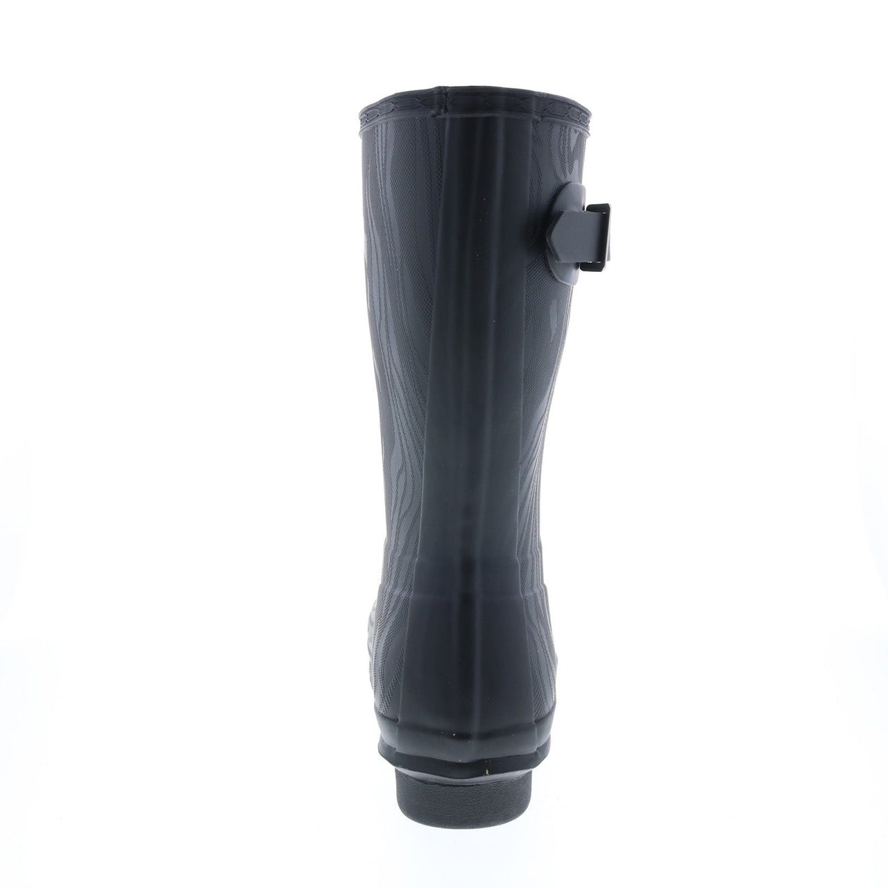 Hunter Original Short Erosion Texture Boot Womens Black Synthetic Rain ...