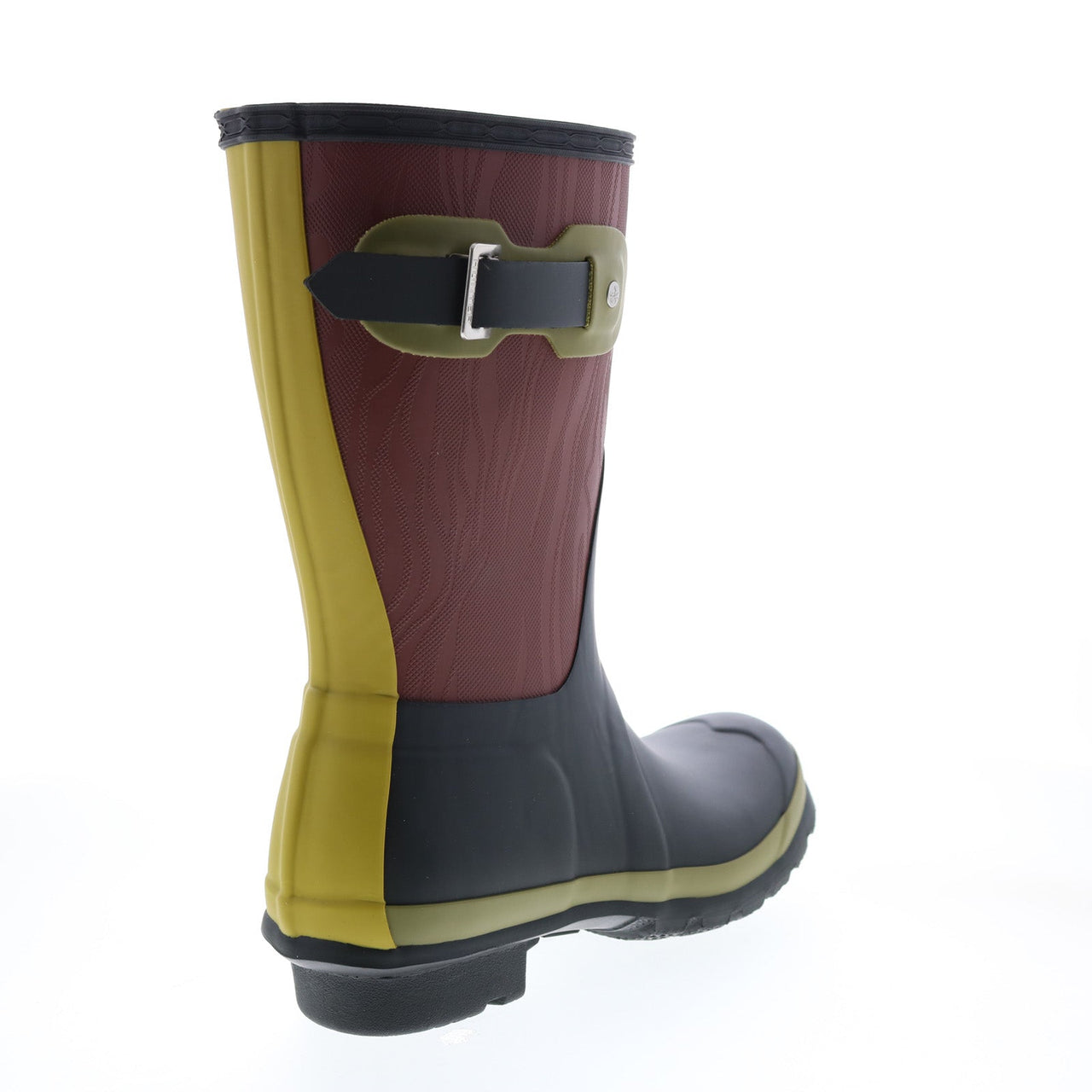 Hunter Original Short Erosion Patchwork Texture Boot Womens Brown Rain ...
