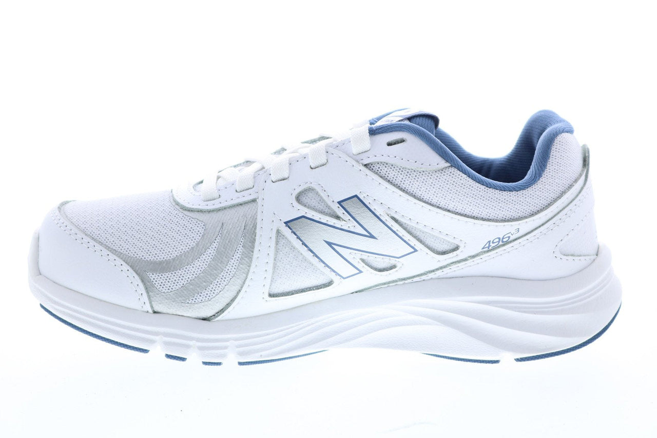 New Balance Walking Womens White Extra Narrow Lifestyle Sneakers Shoes ...