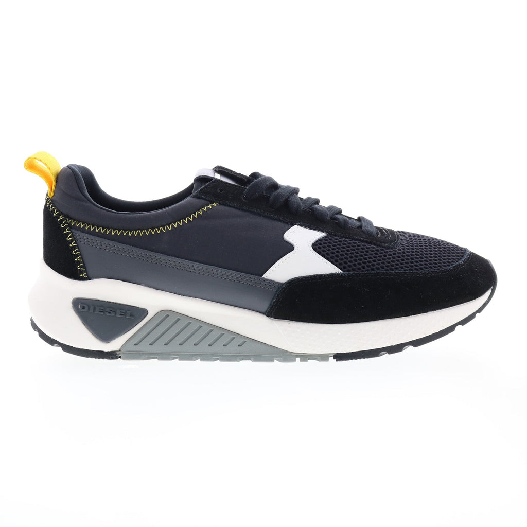 Diesel Skb S-Kb Low Lace II Mens Black Suede Lifestyle Sneakers Shoes ...