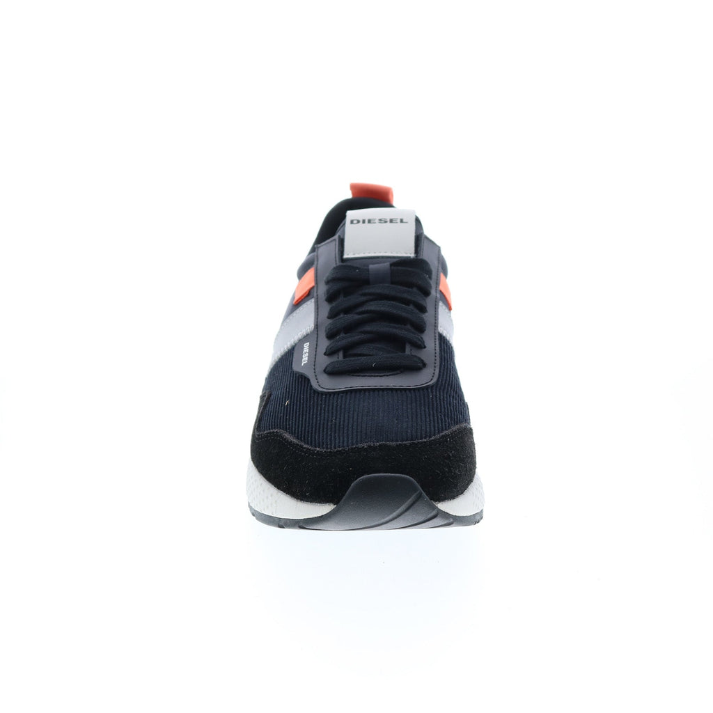 Diesel Skb S-Kb Low Run Mens Black Leather Lace Up Lifestyle Sneakers ...