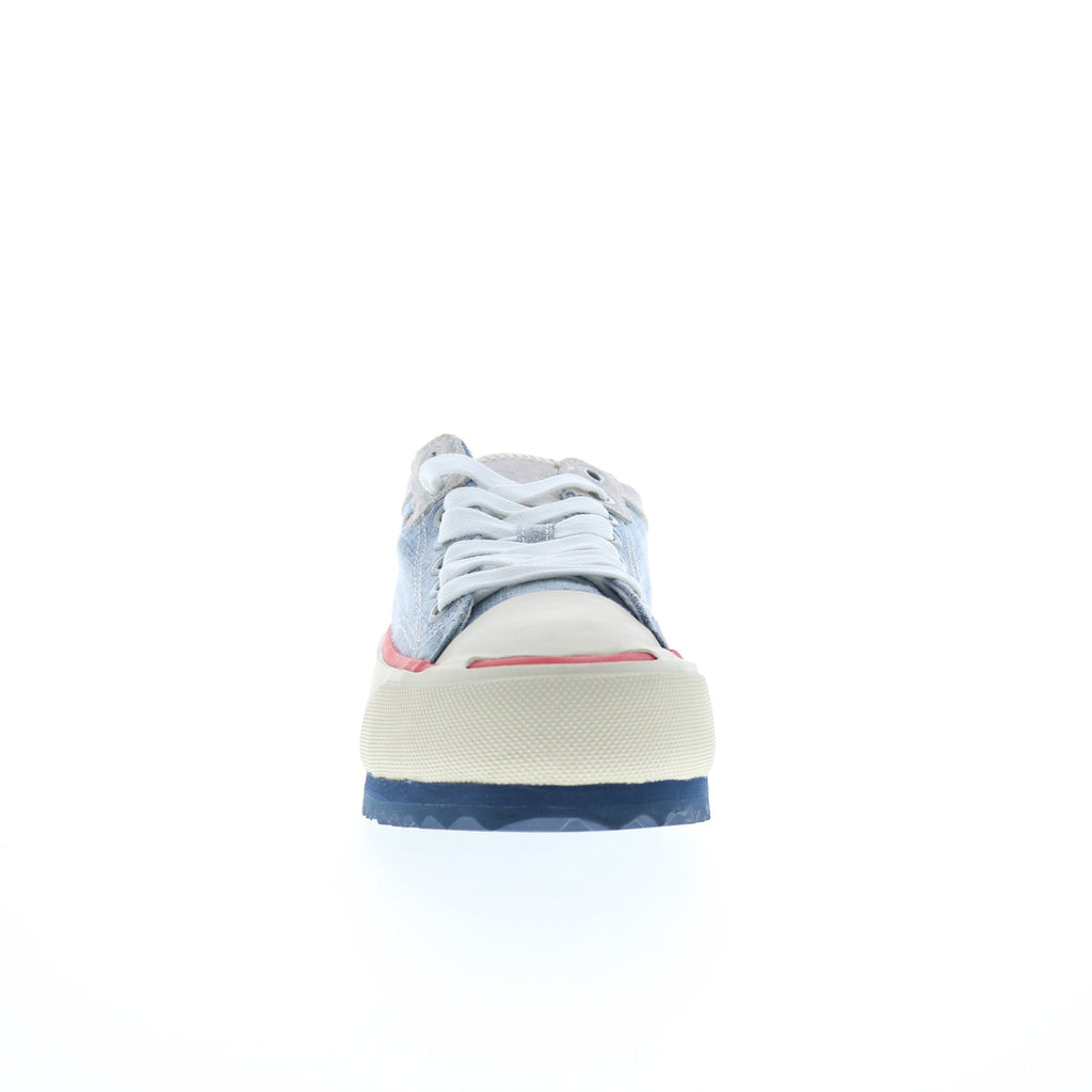 Diesel S-Principia Low W Womens Blue Canvas Lifestyle Sneakers Shoes ...